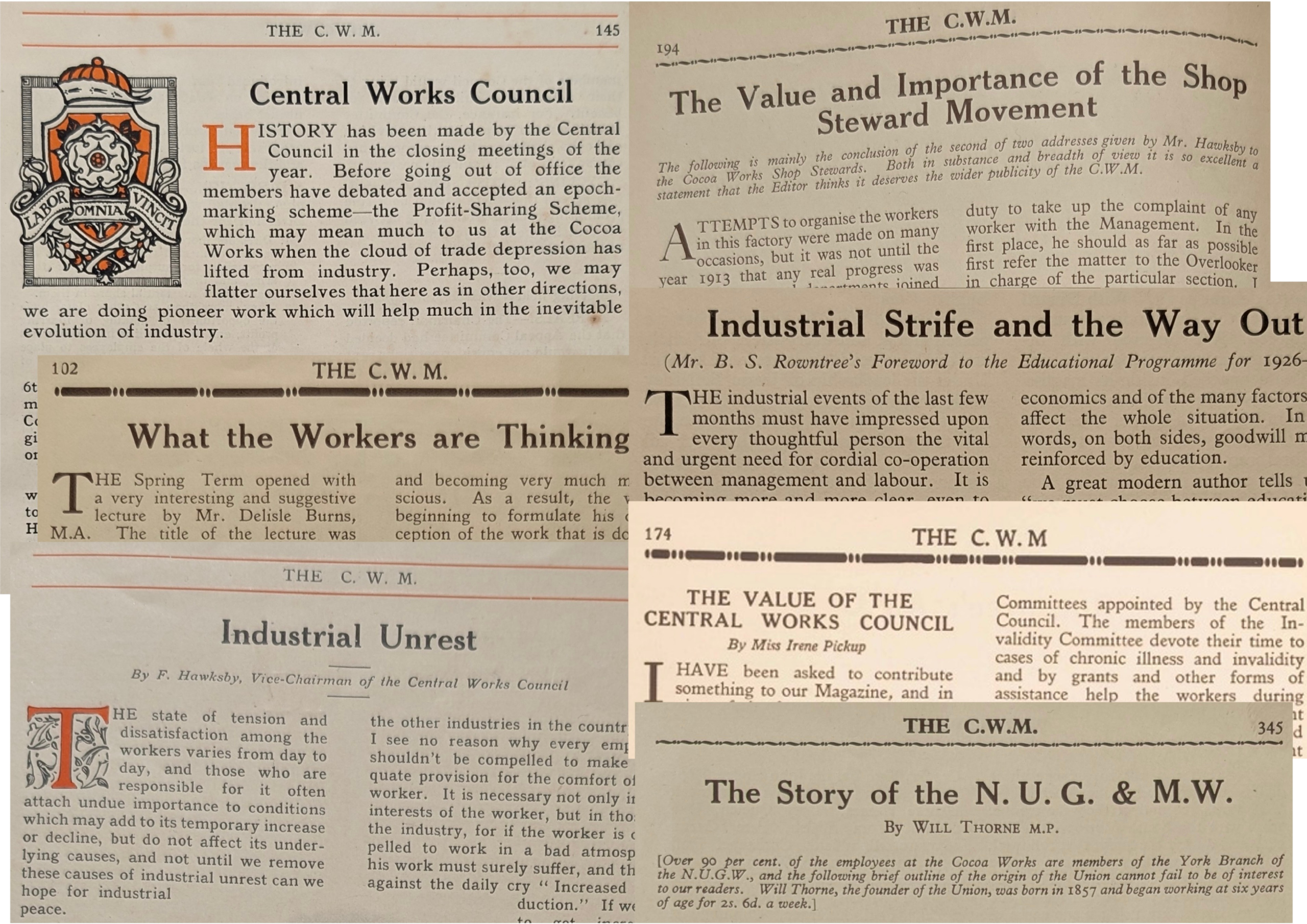 The Rowntree Society | IMAGE 9 CWM articles 1920s - The Rowntree Society